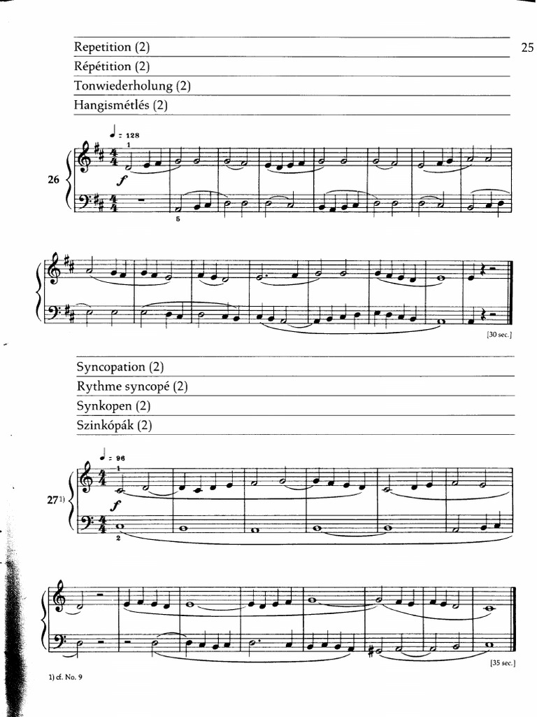 Bartok - Mikrokosmos Vol. 1-18 | PDF