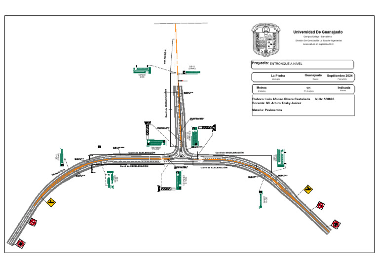 Entronque en T: Proyecto de Ingeniería Civil | PDF | Ingeniería