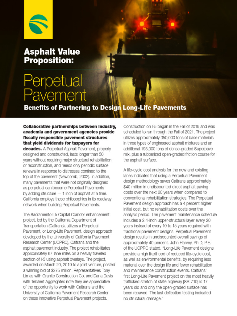 Benefits of Perpetual Pavement Design | PDF | Road Surface | Road ...
