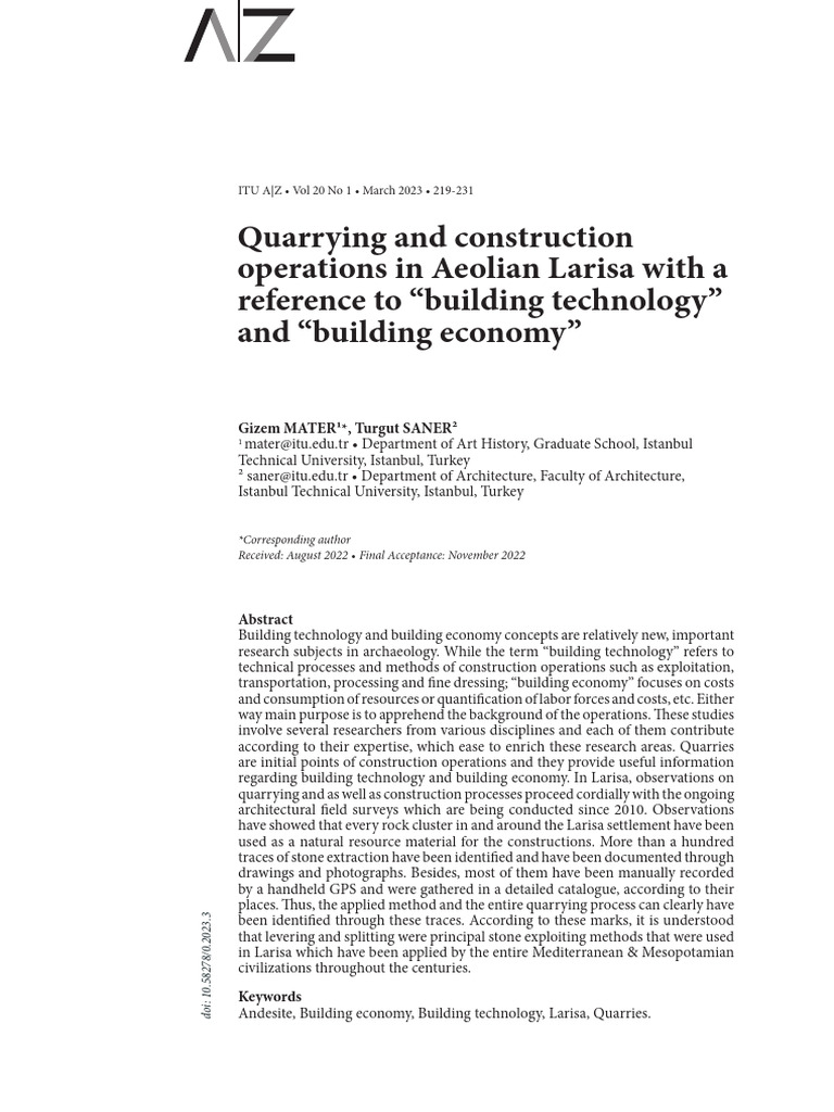 Quarrying and Construction Operations in | PDF | Igneous Rock ...