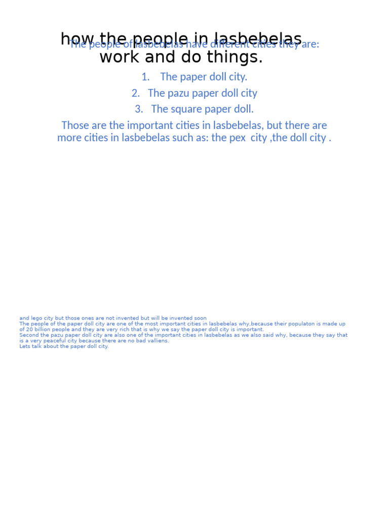 The Paper Dolls Note | PDF