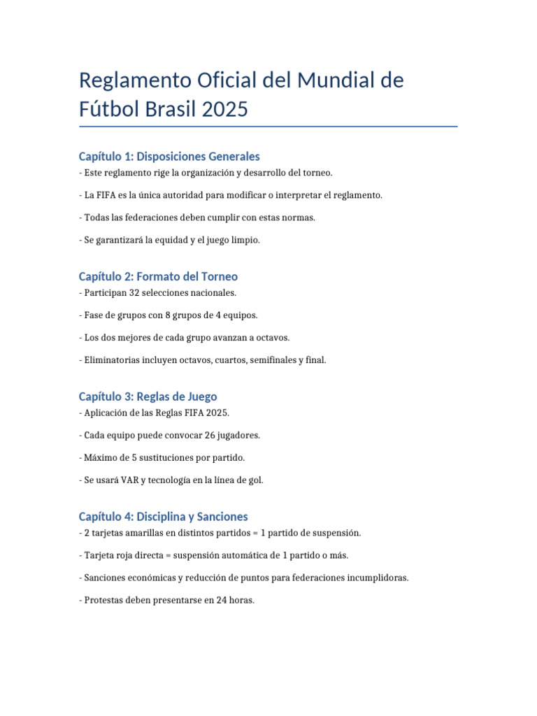 Reglamento FIFA 2025 Completo | PDF | Árbitro | Asociación de Futbol