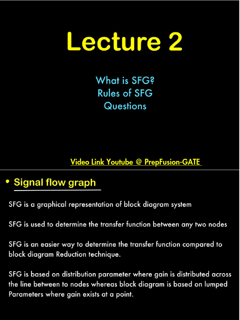 Lec 2 - Block Diagram and SFG.pdf | PDF