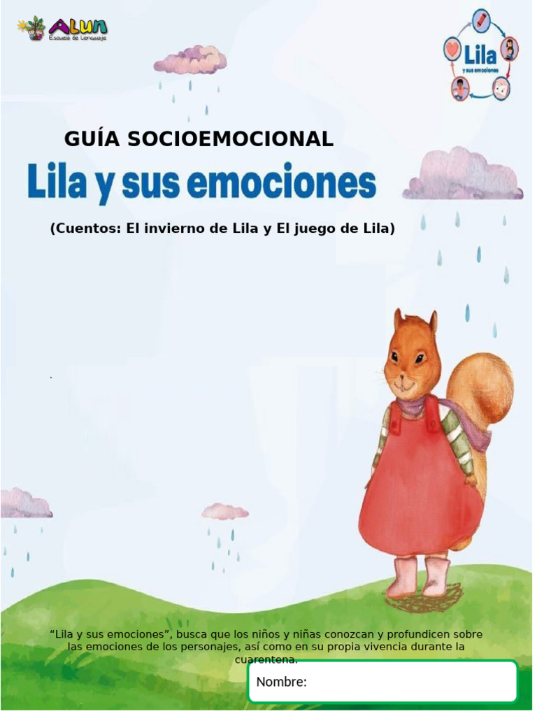 Guía de emociones para niños: Lila | PDF | Las emociones