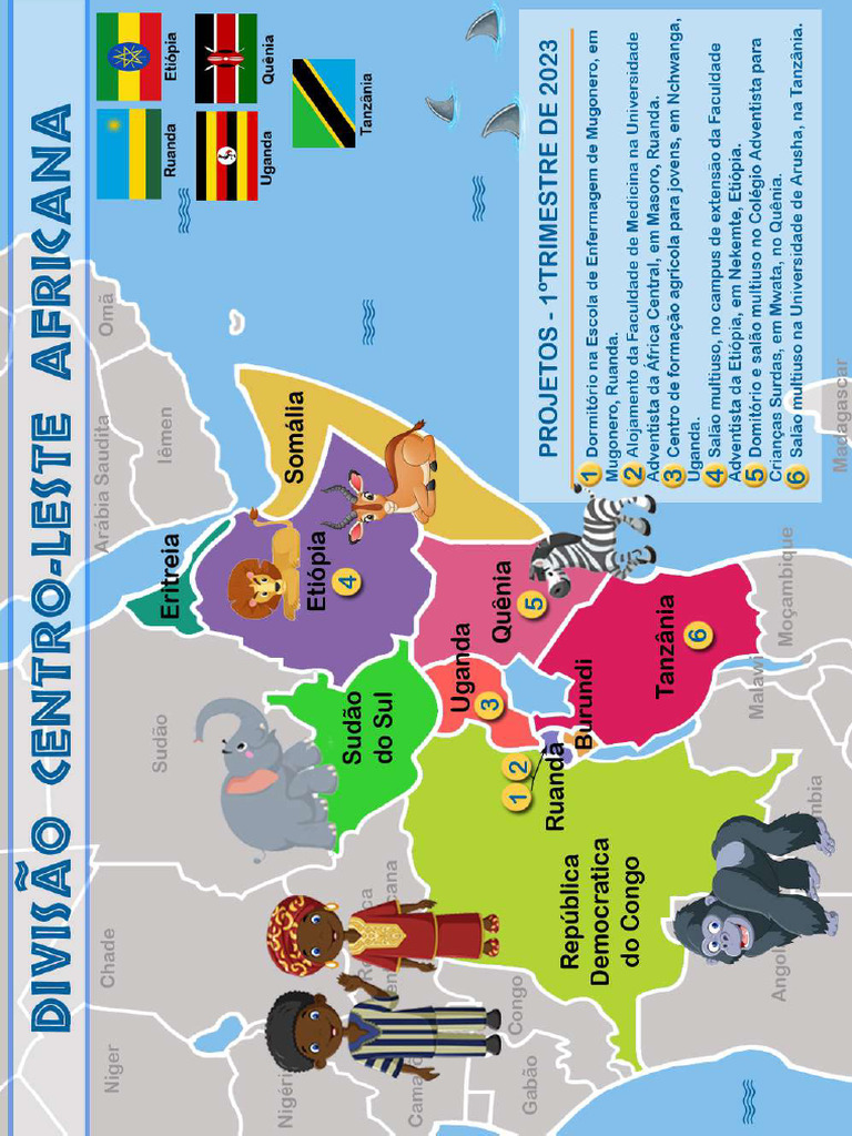 Mapa Divisao Centro-Leste Africana2 | PDF