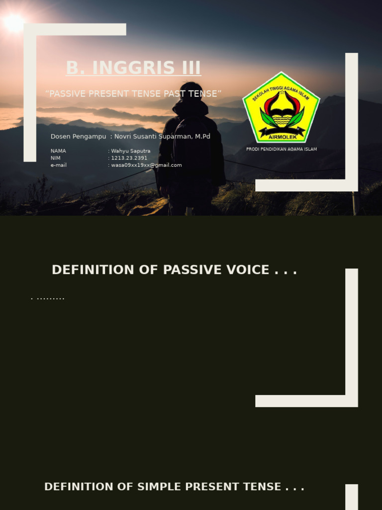 presentasi simple present tense | PDF