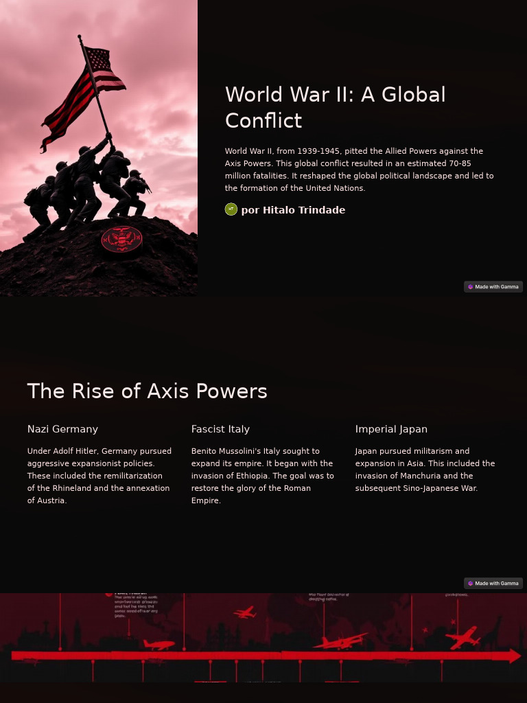 World War II A Global Conflict | PDF | World War II | Allies Of World ...