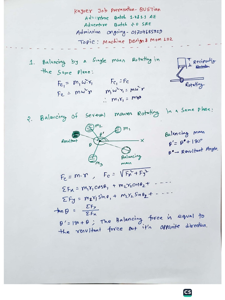 Machine Design - MOM L02 | PDF