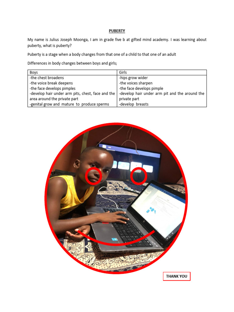 Puberty Changes in Boys and Girls | PDF
