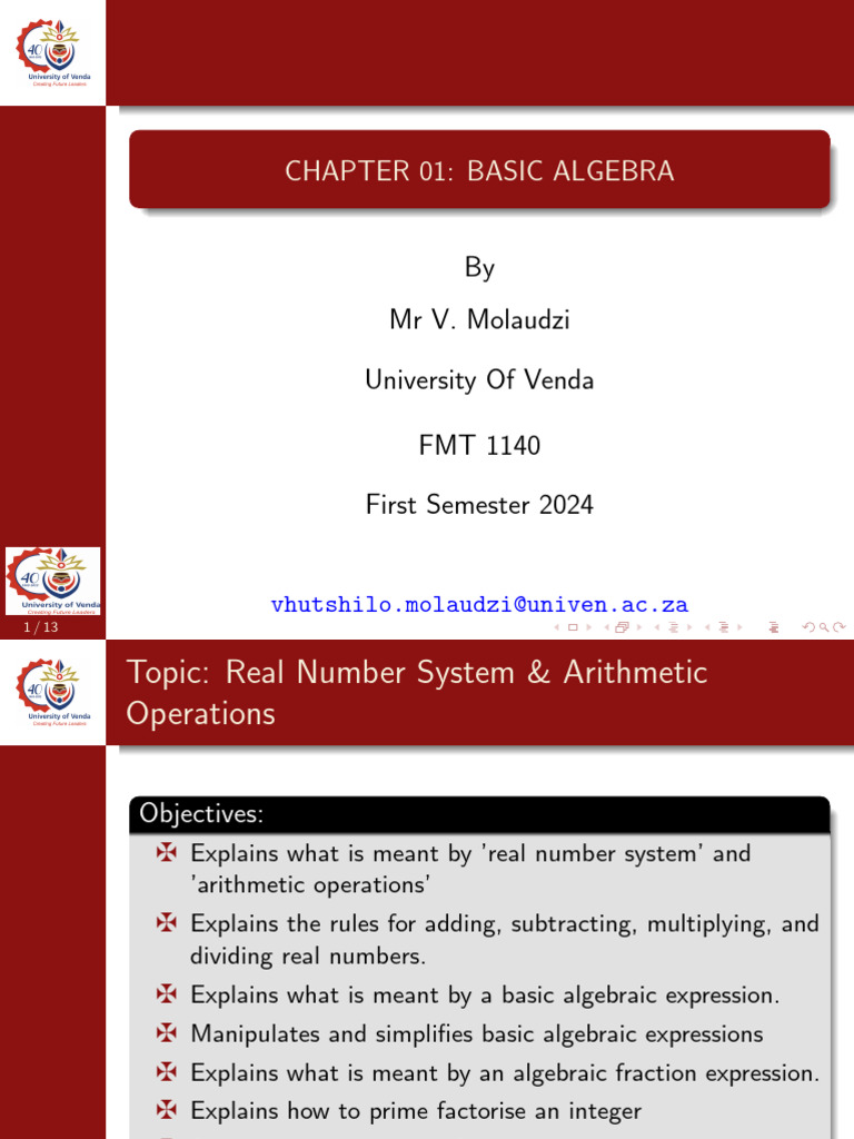CHPT 01 Arithmetic Operations 2024 | PDF | Division (Mathematics) | Arithmetic
