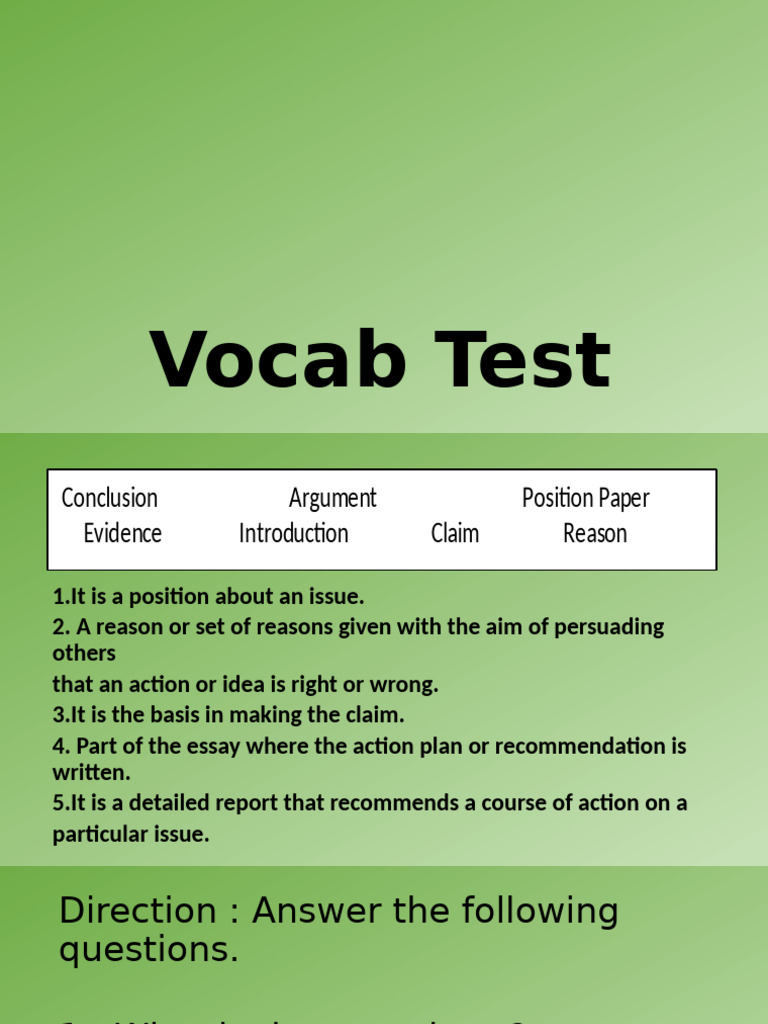 POSITION PAPER | PDF | Argument | Taxes