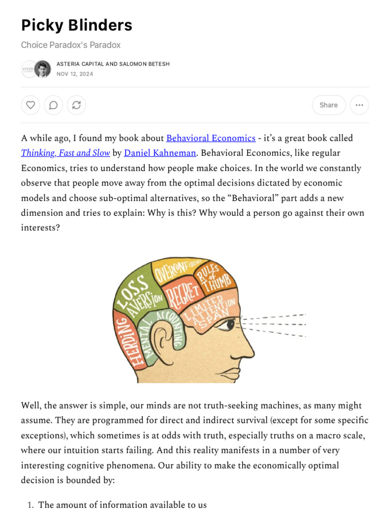 Picky Blinders - by Asteria Capital and Salomon Betesh | PDF ...