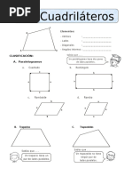 Clasificación de Paralelogramos y Tipos | PDF | Rectángulo | Geometría