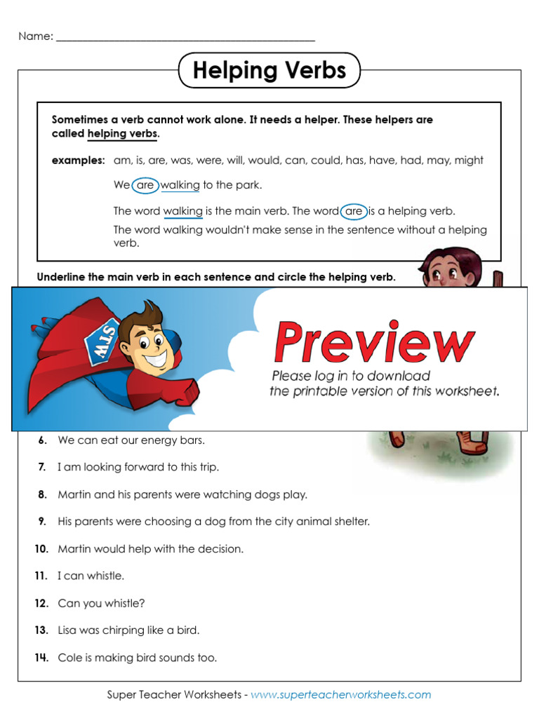 Helping Verbs 1 | PDF | Linguistic Morphology | Language Mechanics