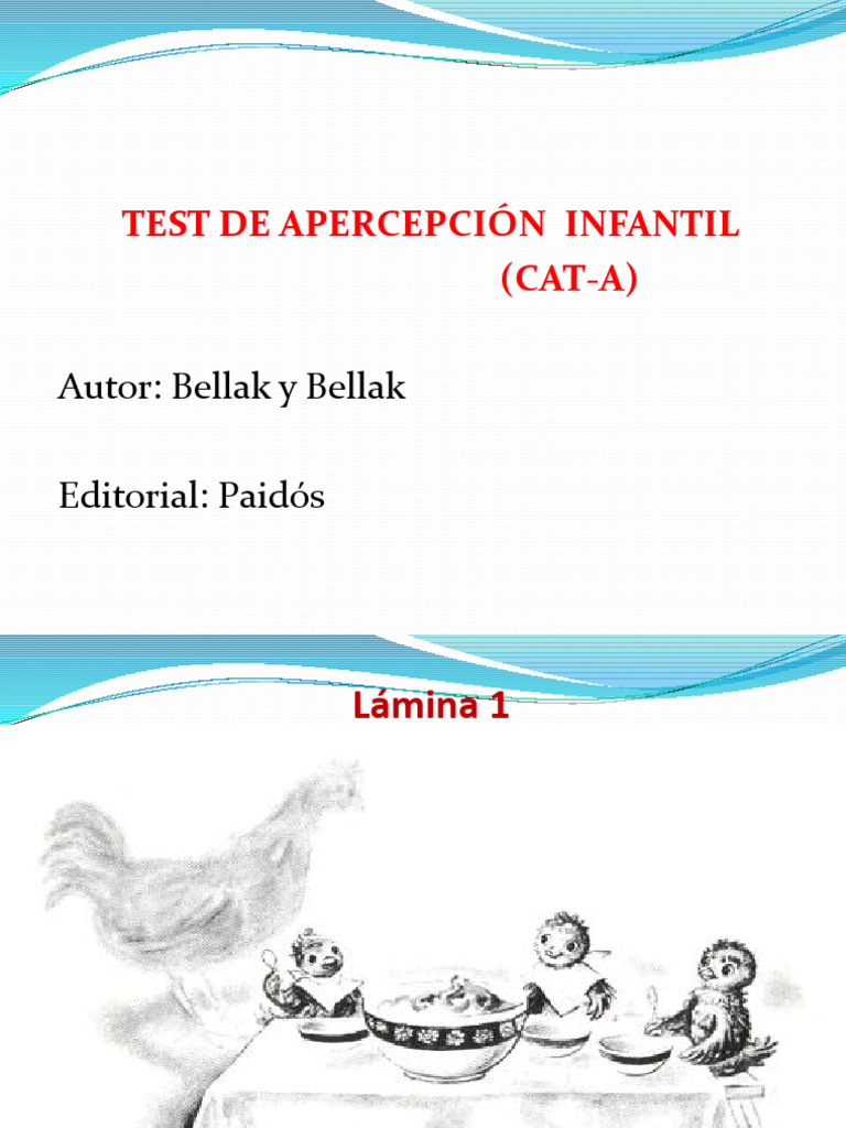 Test de Apercepción Infantil CAT-A | PDF