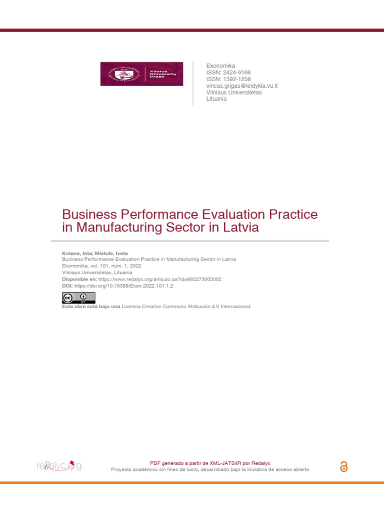 Latvia Manufacturing Performance Evaluation | PDF | Regression Analysis ...