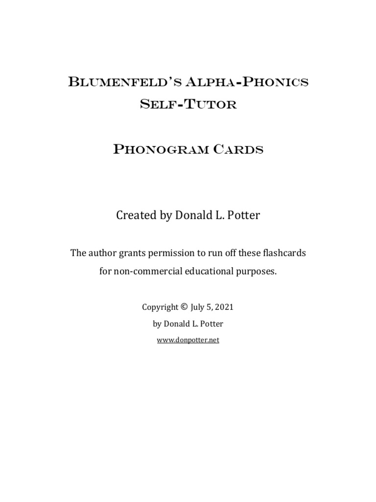 Alpha Phonics Phonogram Cards | PDF | Phonics | Lift (Force)