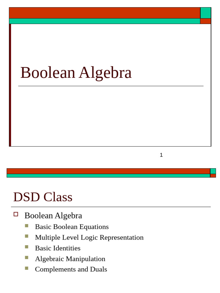 Boolean Algebra - Demorgan's Theorem | PDF | Boolean Algebra | Teaching ...