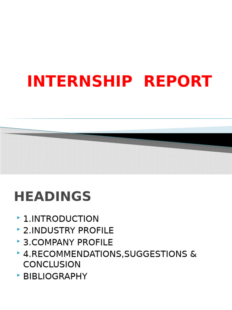 Internship Reort | PDF