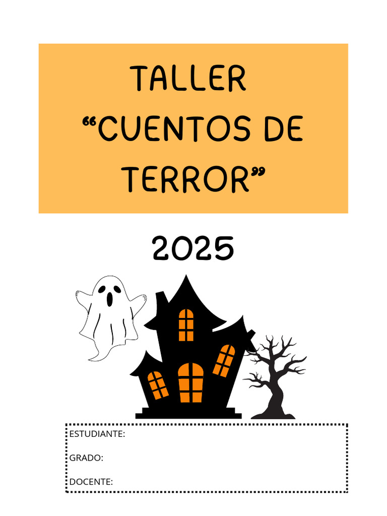 Taller de Cuentos de Terror 2025 | PDF