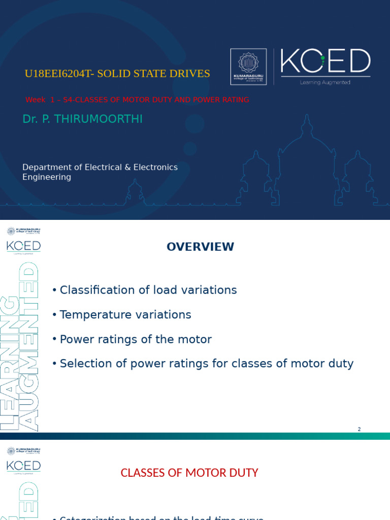 U18EEI6208T-SSD-Classes of Motor Duty and Power Rating | PDF | Engines ...