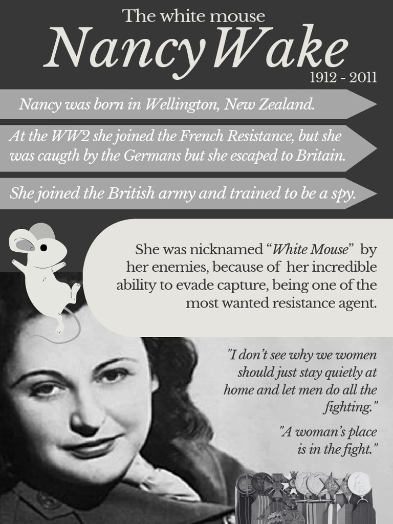 "The White Mouse: Female Spy Hero" | PDF