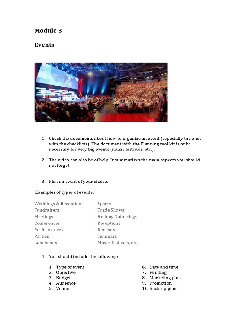 Event Planning Essentials Guide | PDF