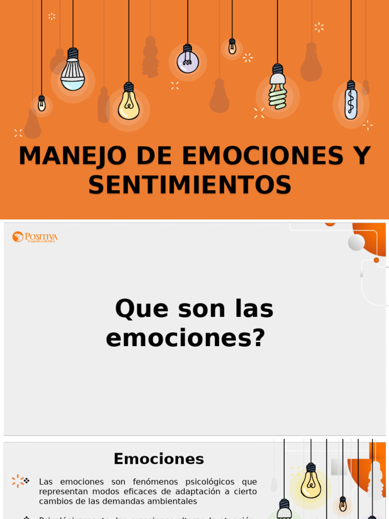Manejo de Emociones y Sentimientos | PDF | Las emociones | Inteligencia ...