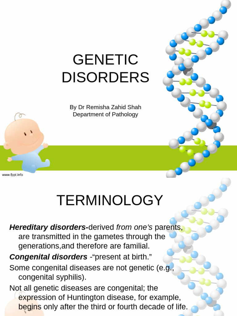Genetic Disorders For BSN-1 | PDF | Genetic Disorder | Dominance (Genetics)