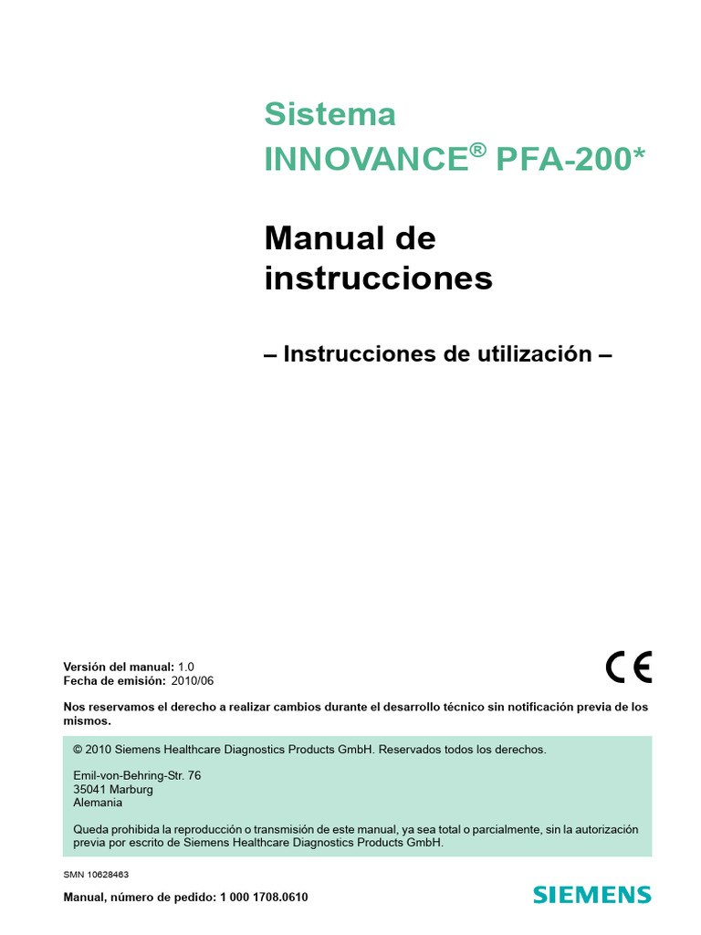 Innovance Pfa 200 Im 10 Es | PDF | Descarga electrostática | Software