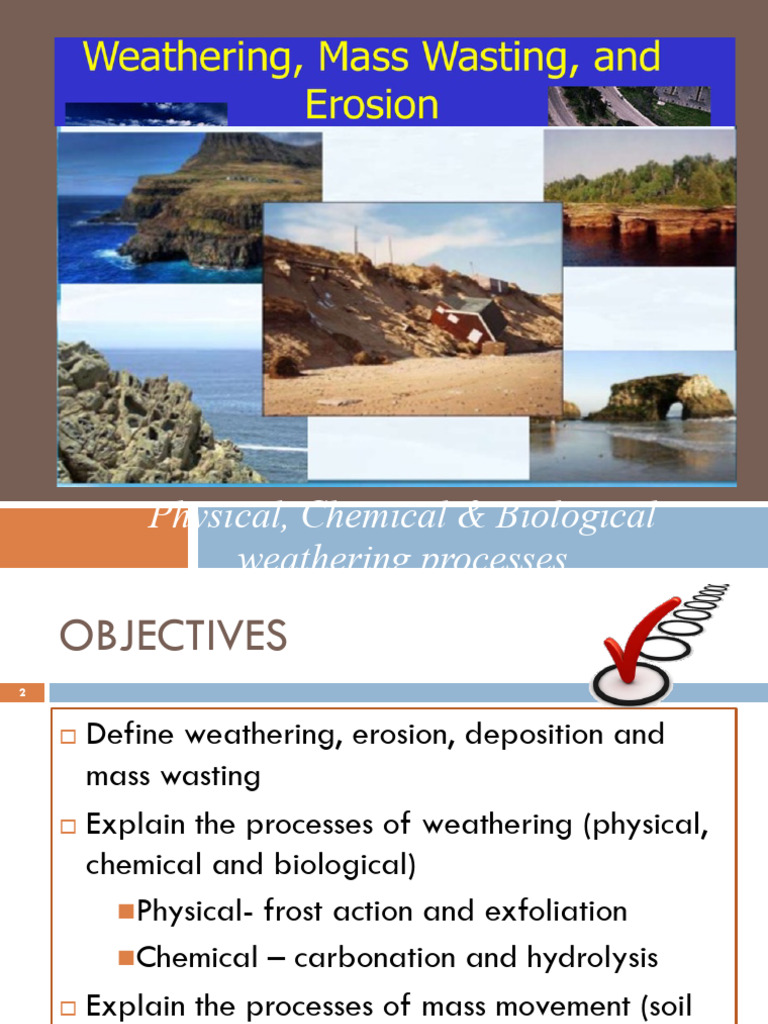 Weathering and Mass Wasting 2 | PDF | Weathering | Landslide
