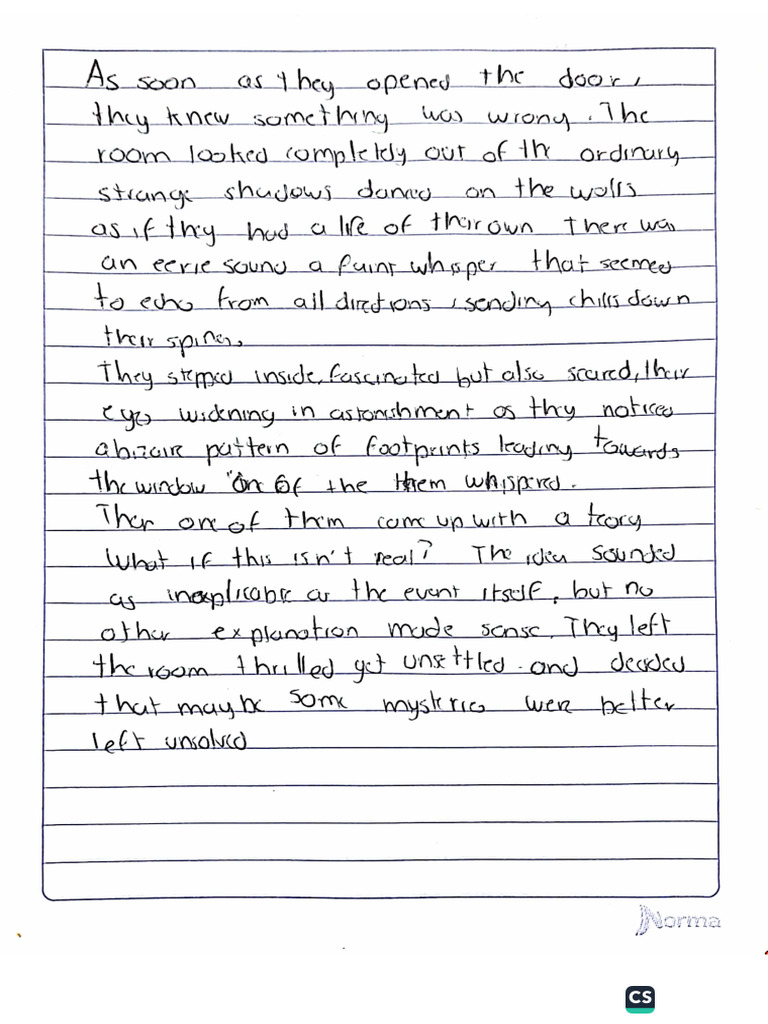 Writing A Story | PDF
