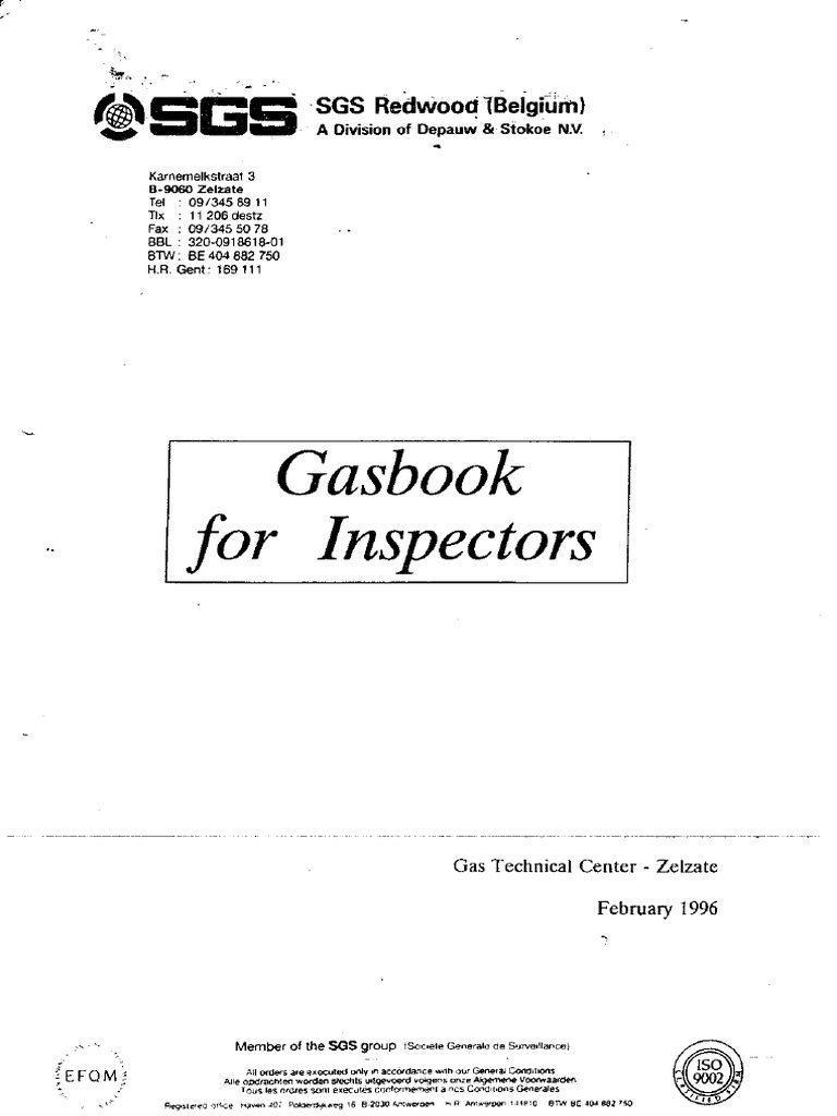 SGS Gasbook: Liquefied Gases Standards | PDF | Physical Quantities ...
