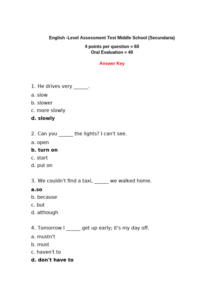 Exam Preparation: Food Restrictions | PDF