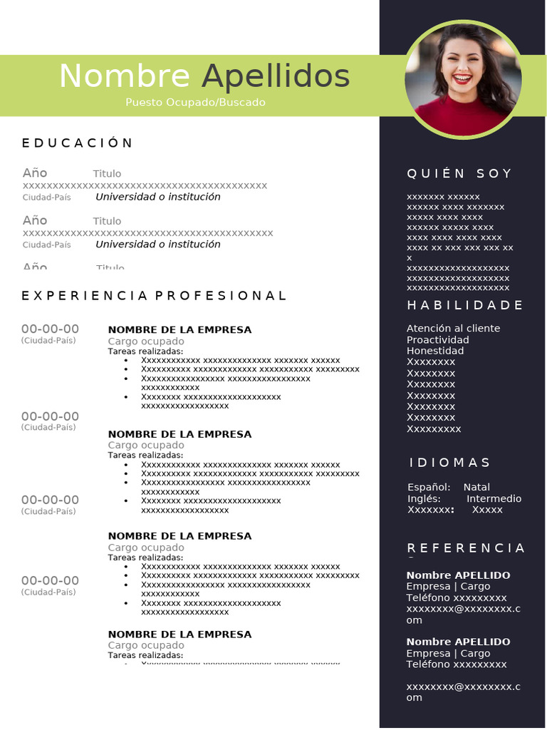 Currículum Vitae en Español | PDF