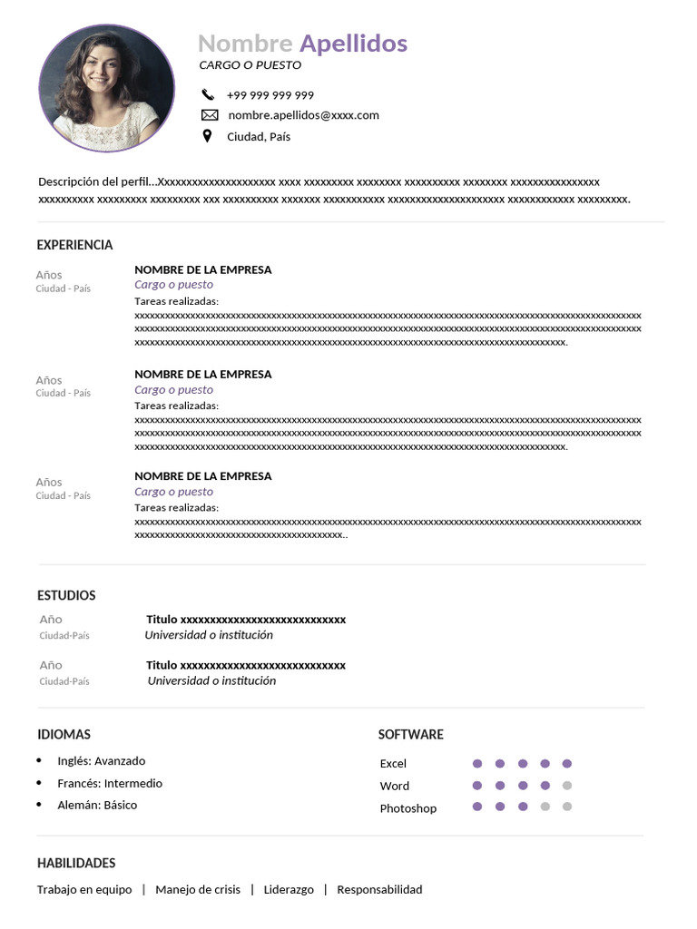 curriculum-vitae-en español (7) | PDF