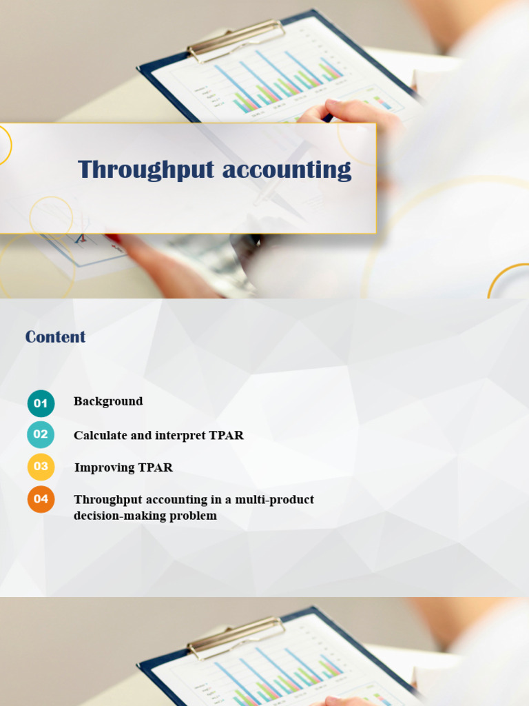 Task 7 Throughput Accounting | PDF | Cost | Inventory