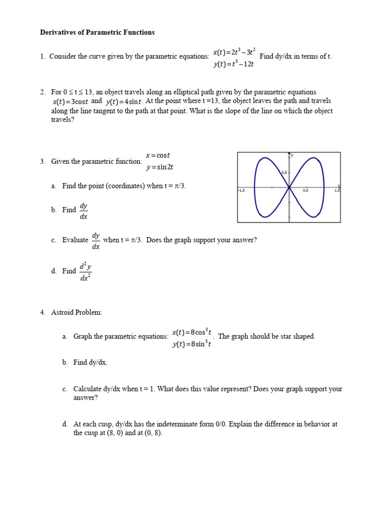 Derivatives of Parametrics | PDF