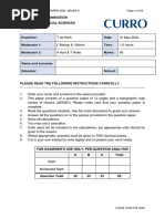 Maths Grade 8 Paper 2 | PDF | Arithmetic | Mathematics
