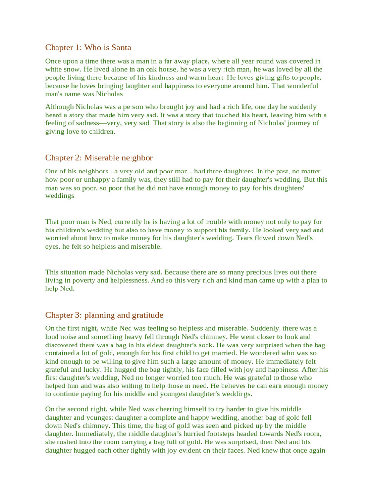 Santa Clause | PDF | Santa Claus