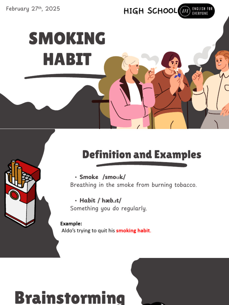 Understanding Smoking Habits and Effects | PDF | Smoking | Cigarette