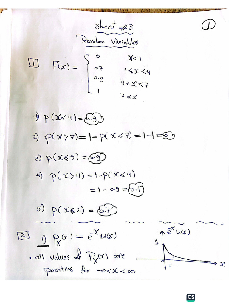 Solution of Sheet 3 | PDF