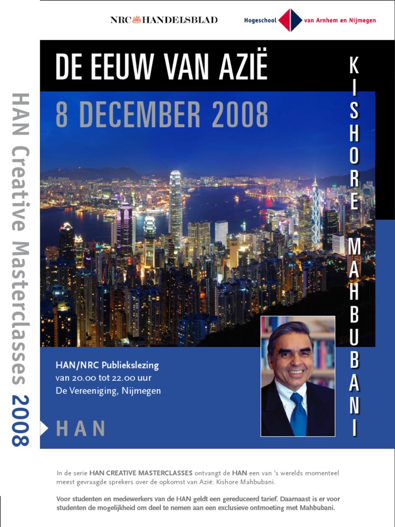 HAN/NRC Master Class Prof. Mahbubani | PDF