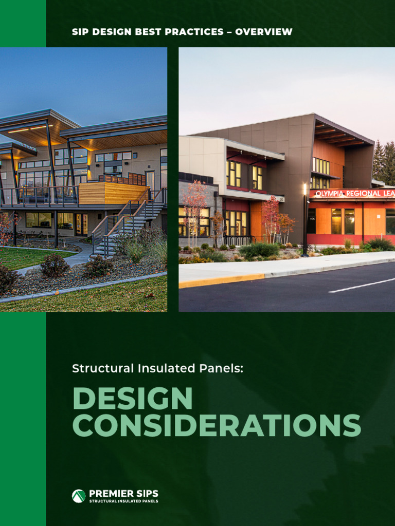 SIPs Design Considerations - V3.3 | PDF | Building Insulation | Wall