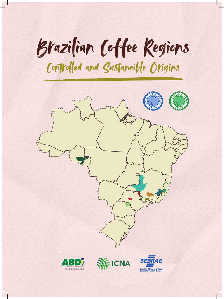 Cartilha Brazilian Coffee Regions - 21-6-23 | PDF | Coffee | Brazil