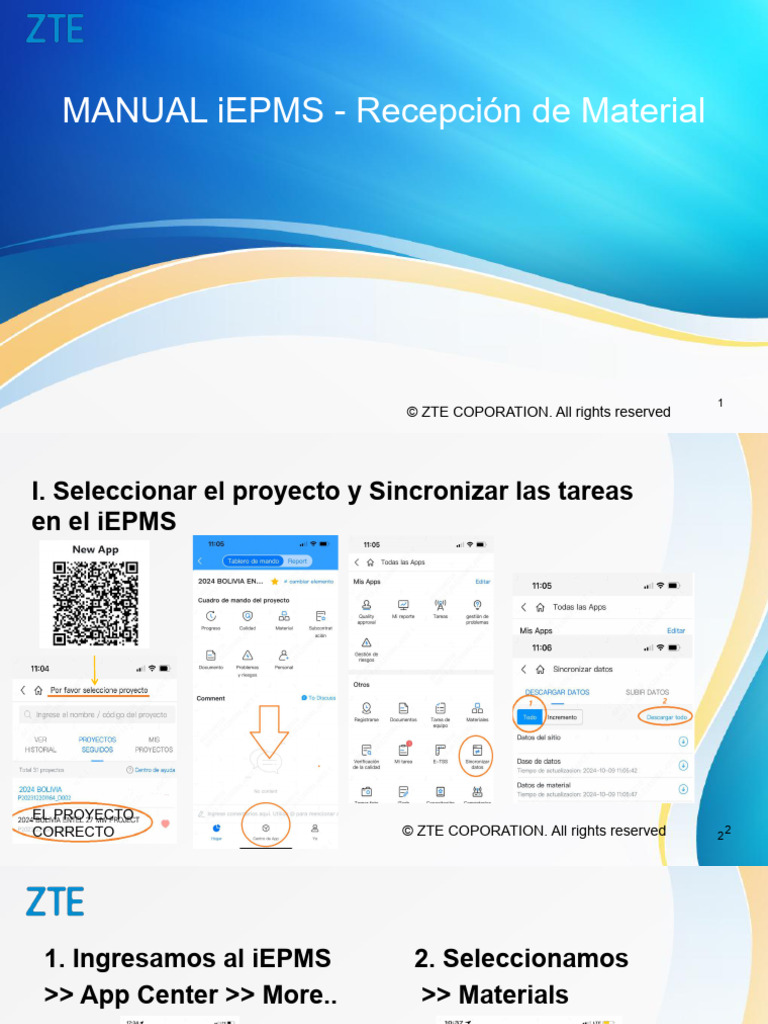 MANUAL de IEPMS - Recepción de Material | PDF