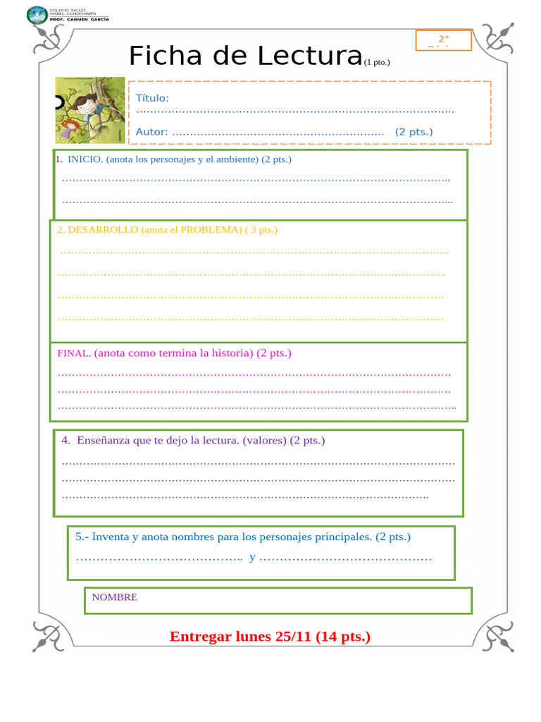 Ficha Literaria 3 | PDF