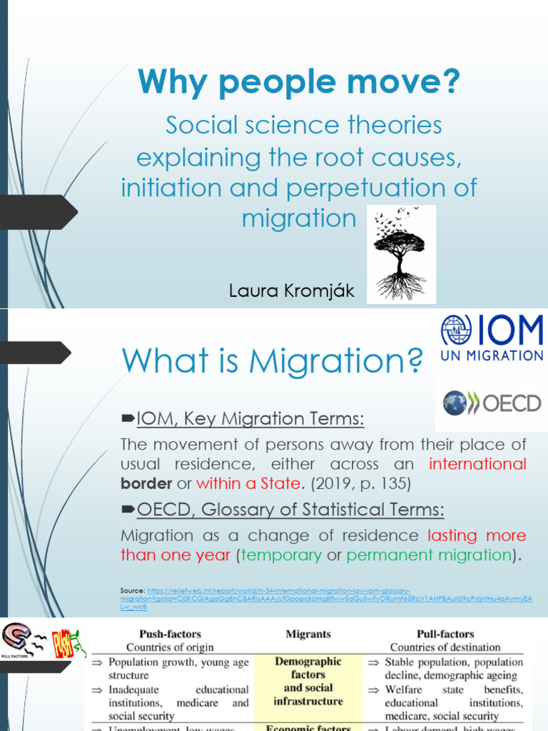 Migration Theories and Causes Explained | PDF | Human Migration ...