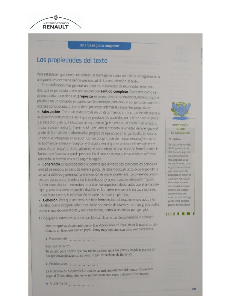 Coherencia - Cohesi-N y Adecuaci-N | PDF