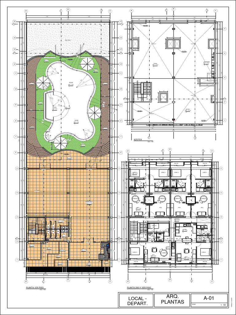 Plano - A-01 - ARQ - PLANTAS | PDF